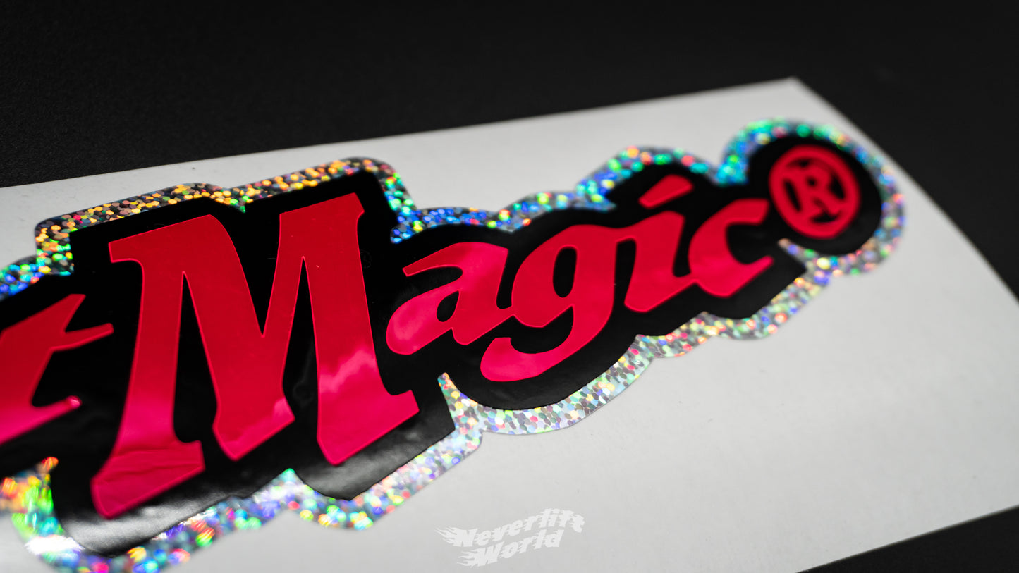 STREET MAGIC TRIPLE LAYER TYPEFACE LOGO - PINK CHROME – Neverlift World